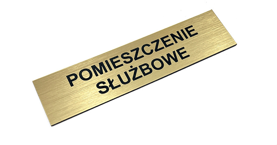Tabliczka na drzwi POMIESZCZENIE SŁUŻBOWE - GRAVERIC - grawerowanie ... Tabliczka na drzwi POMIESZCZENIE SŁUŻBOWE - GRAVERIC - grawerowanie ...